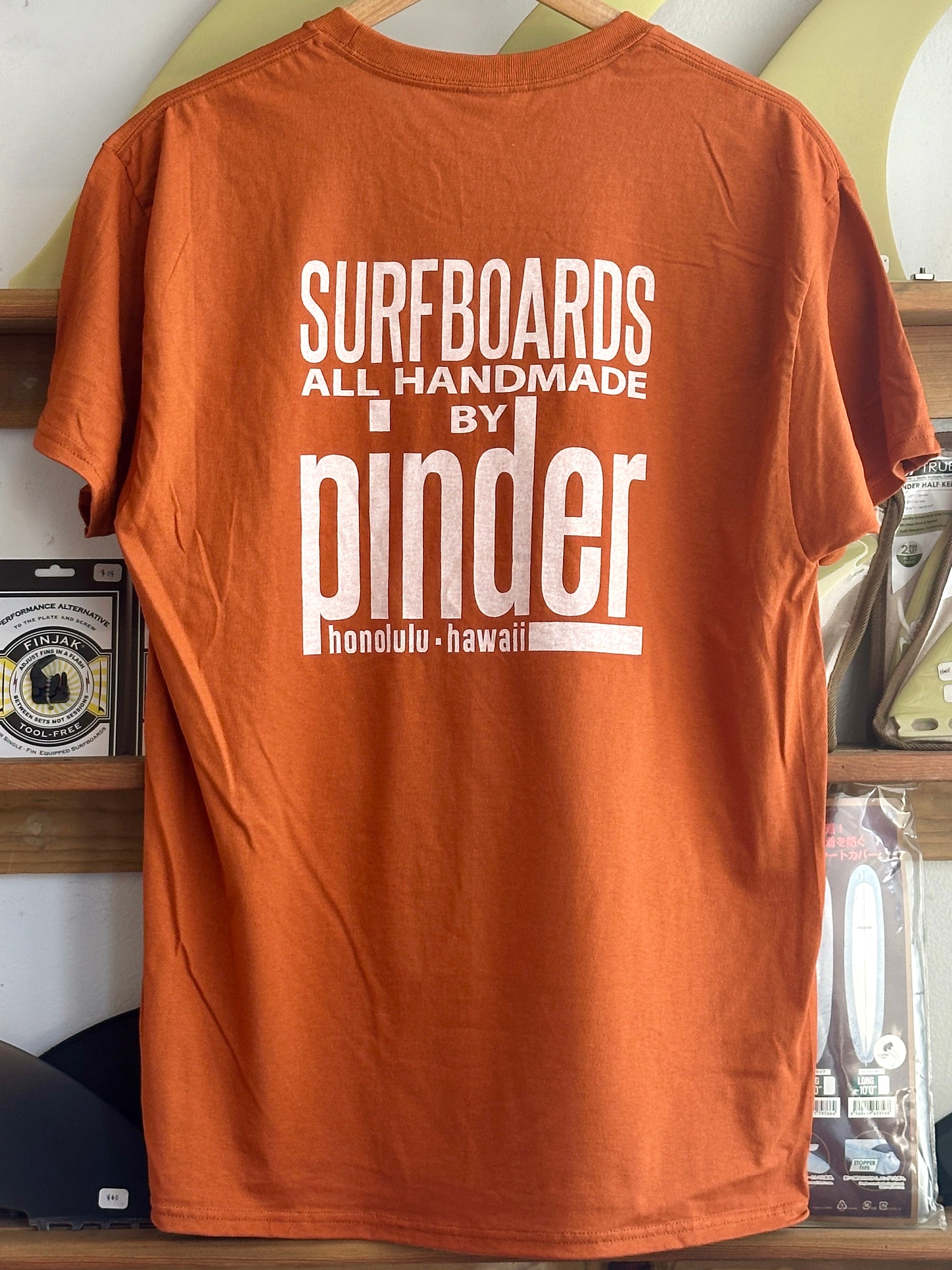 "All Handmade" Pinder T-shirt – Surfboards by Todd Pinder